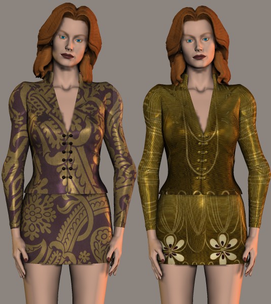 V3 Soft Leather Suit Textures - Poser World 3D Figure Club