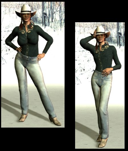 Dallas girl - Poser World 3D Figure Club