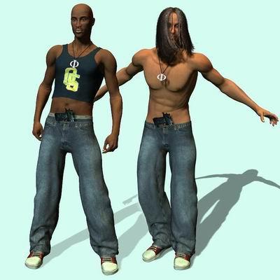 Street Warrior for Mike 3 - Poser World 3D Figure Club