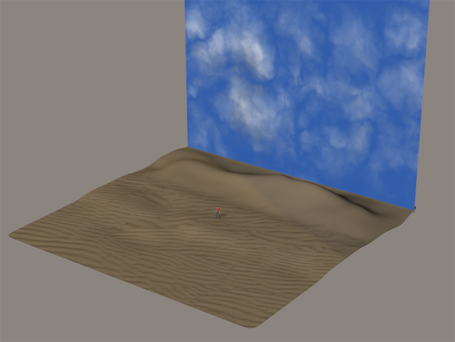 Basic Desert Scene - Poser World 3D Figure Club