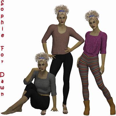 The Best HiveWire 3D Dawn Poser figure Clothes and Clothing - Poser ...